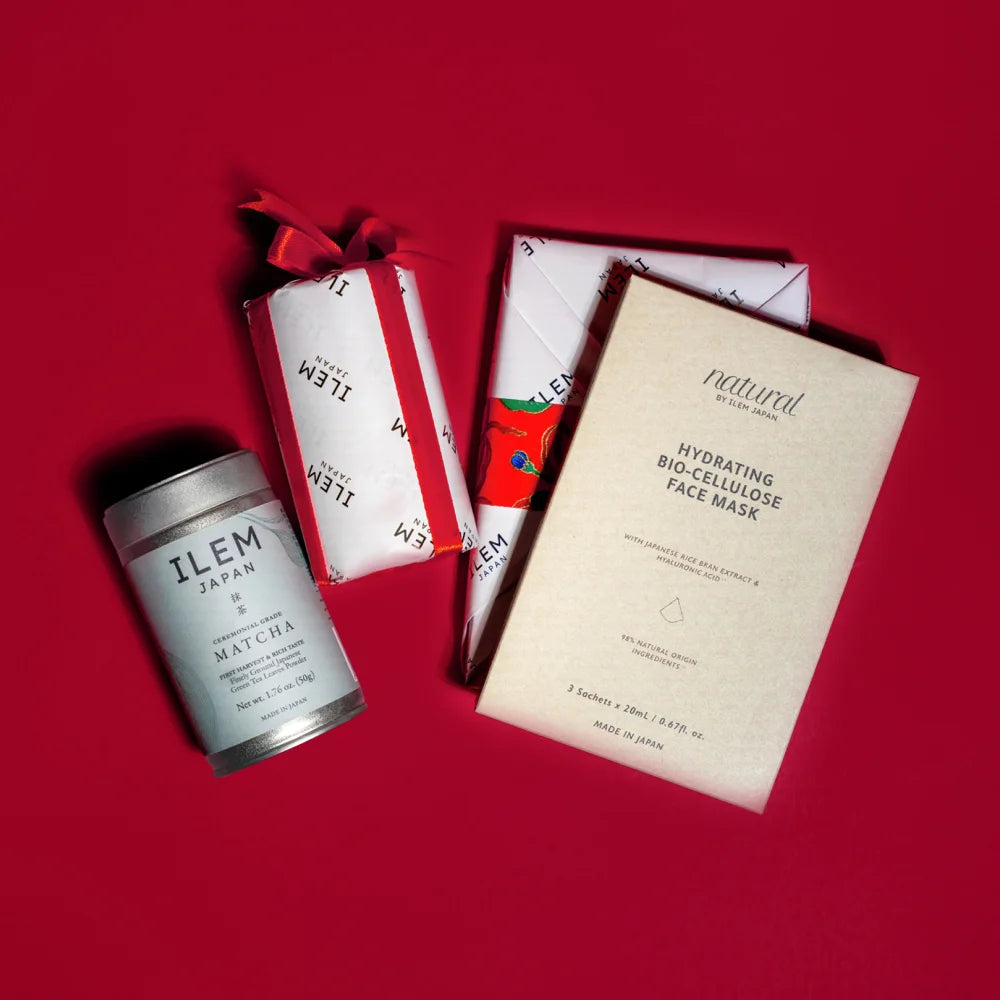 Serenity Gifting Set Matcha & Face Mask Duo | ILEM JAPAN